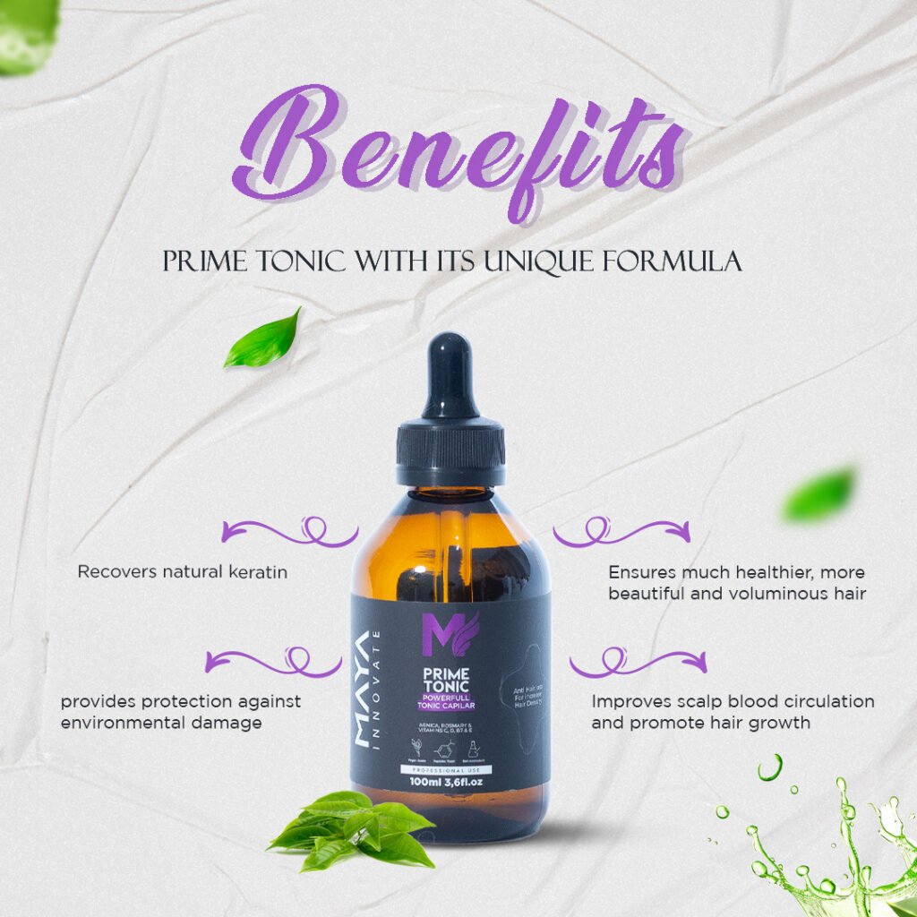 MAYA INNOVATE, PRIME TONIC; Advanced Hair Growth Solution – Maya Innovate
