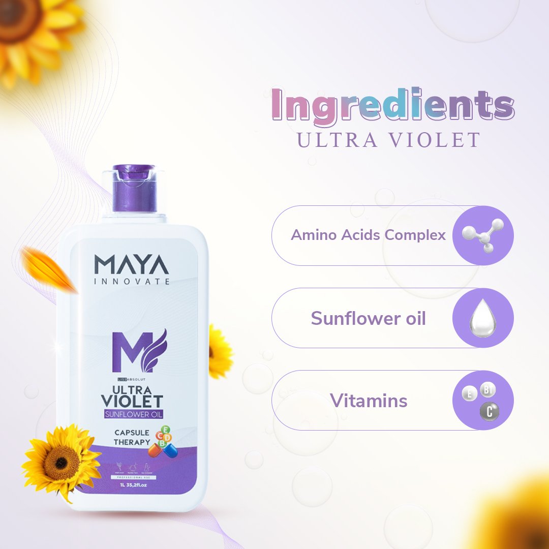MAYA INNOVATE, ULTRA VIOLET; Advanced Care for Colored Hair. – Maya ...
